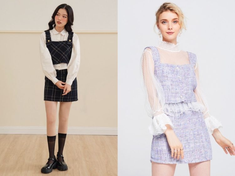 15+ cách phối đồ với chân váy dạ tweed sang trọng, thanh lịch