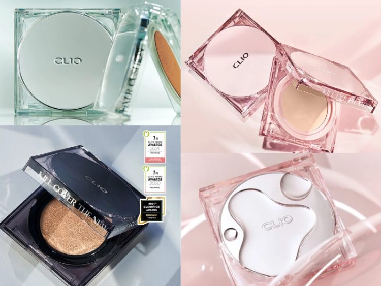 Cushion Clio có mấy loại? So sánh chi tiết giúp bạn chọn phấn nước phù hợp