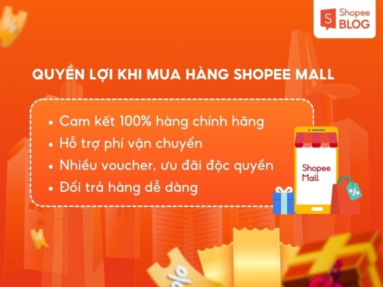Shopee Mall là gì? Có uy tín không? Các quyền lợi khi mua hàng ở Shopee ...