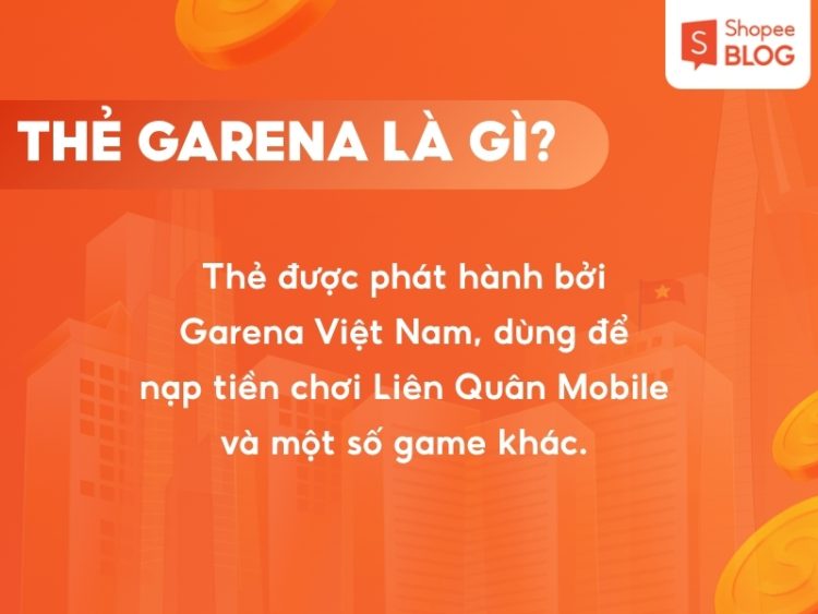 Cách mua thẻ Garena trên Shopee dành cho game thủ
